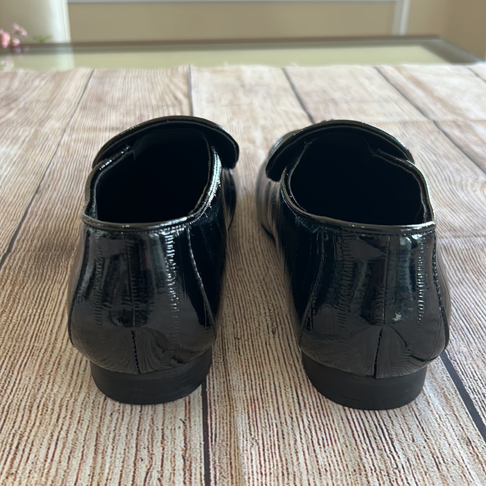 Kurt Geiger London Holly Eagle Patent Loafers, Black - Gem